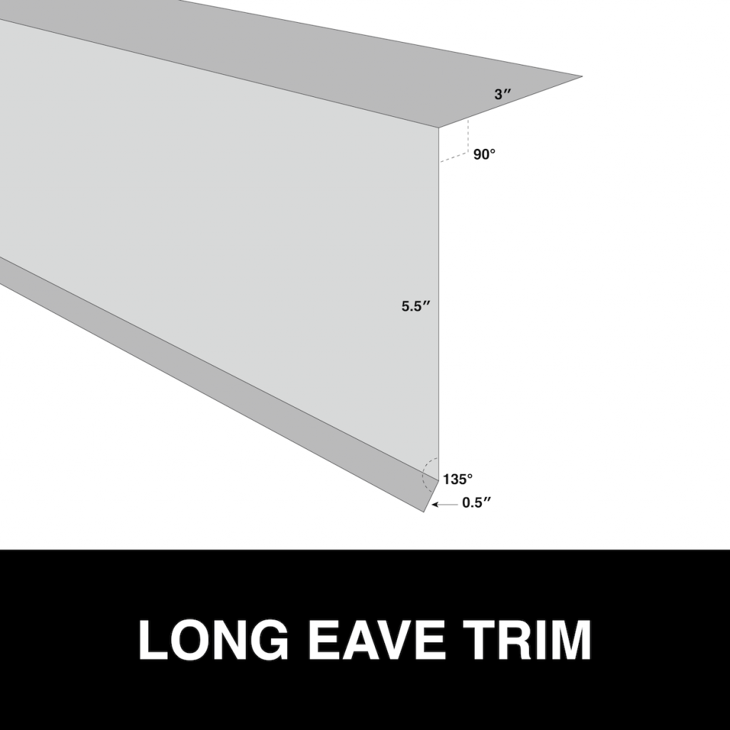 Metal Roofing Trim & Ridge Vents | Eave, Rake and More