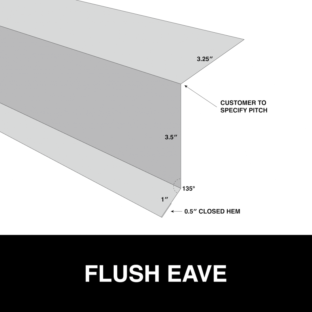 Metal Roofing Trim & Ridge Vents | Eave, Rake and More