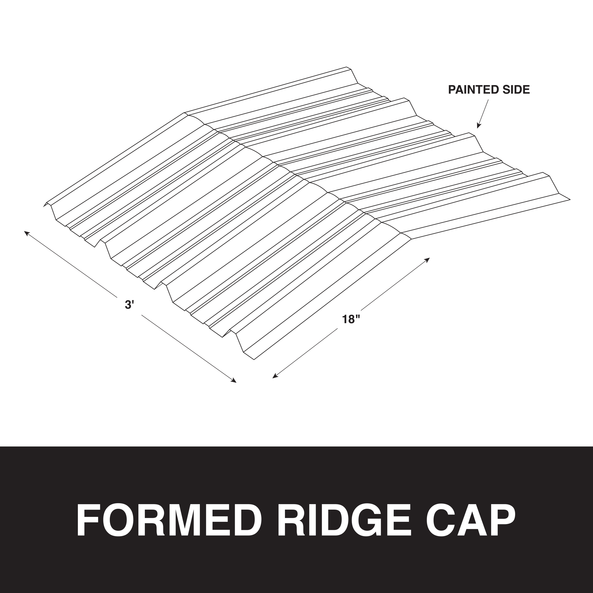 Metal Roofing Trim & Ridge Vents | Eave, Rake and More