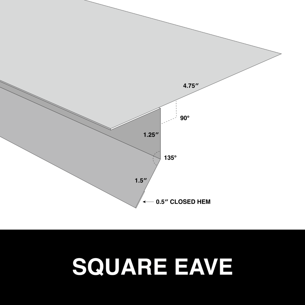 Metal Roofing Trim & Ridge Vents | Eave, Rake and More