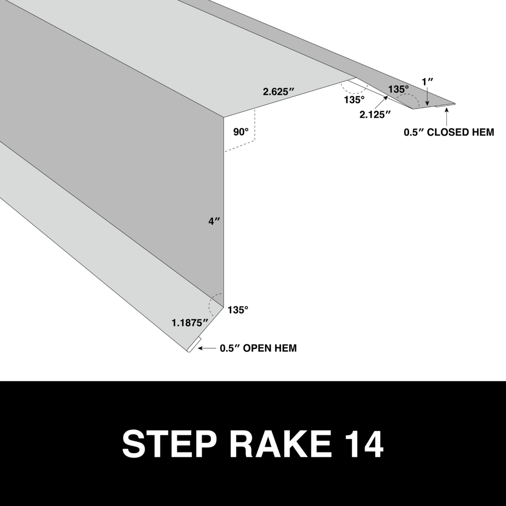 Metal Roofing Trim & Ridge Vents | Eave, Rake and More